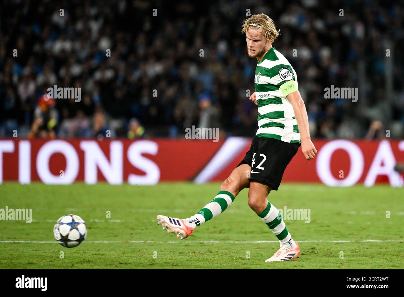 Morten Hjulmand of Sporting CP in action during the UEFA Champions ...