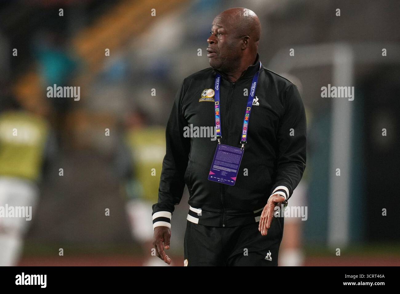 South Africa's coach Raymond Mdaka reacts during a FIFA U-20 World Cup ...