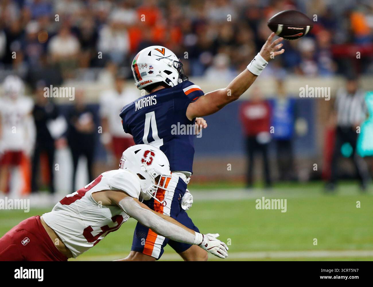 CHARLOTTESVILLE, VA - SEPTEMBER 20: Virginia Cavaliers quarterback ...
