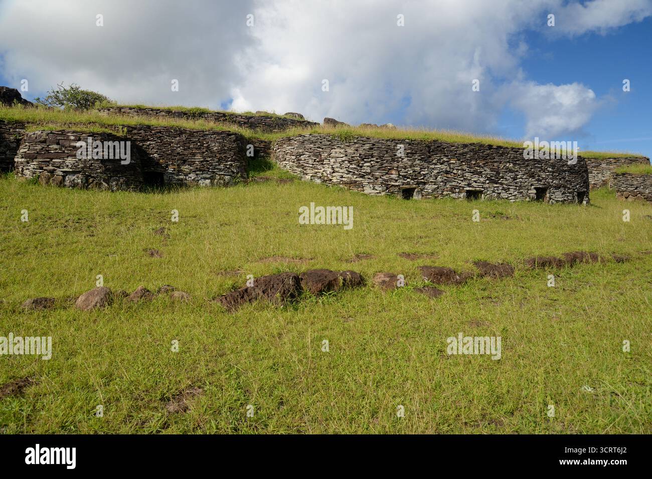 Ancient stone houses orongo hi-res stock photography and images - Alamy