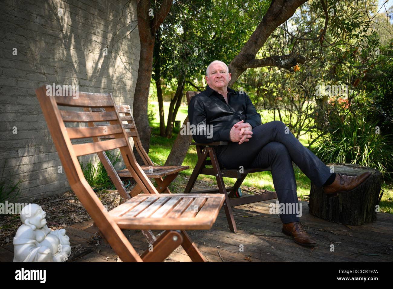 Author Greg Haddick poses for a photograph ahead of the release of his ...