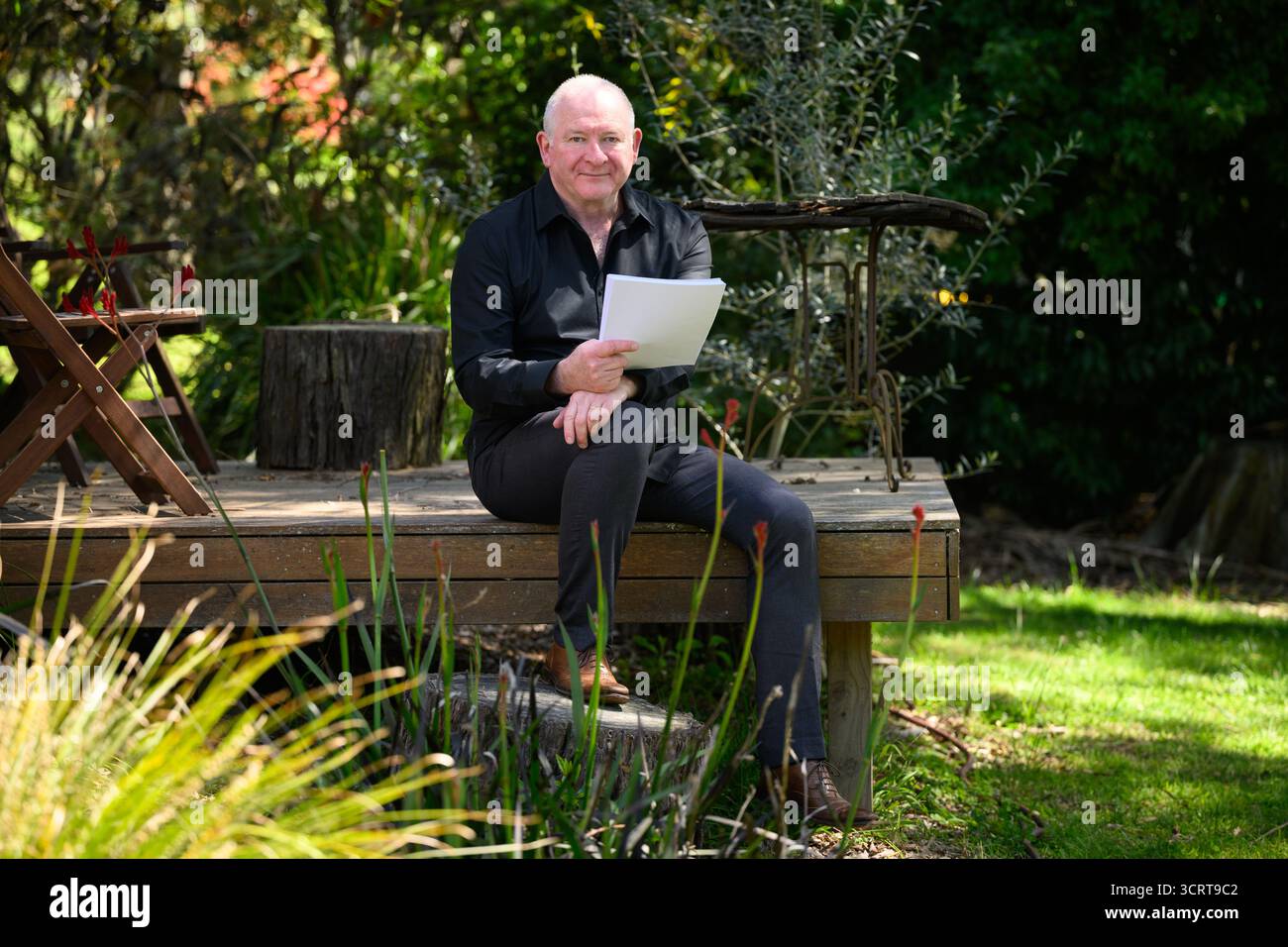 Author Greg Haddick poses for a photograph ahead of the release of his ...