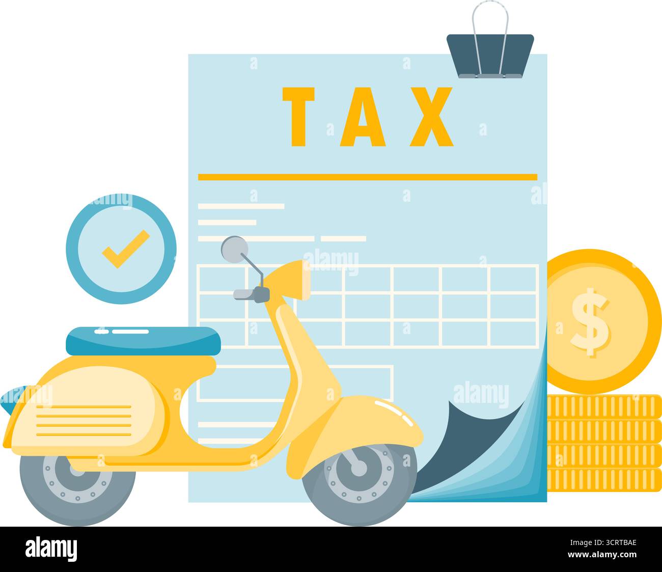 Tax refund check form Cut Out Stock Images & Pictures - Alamy