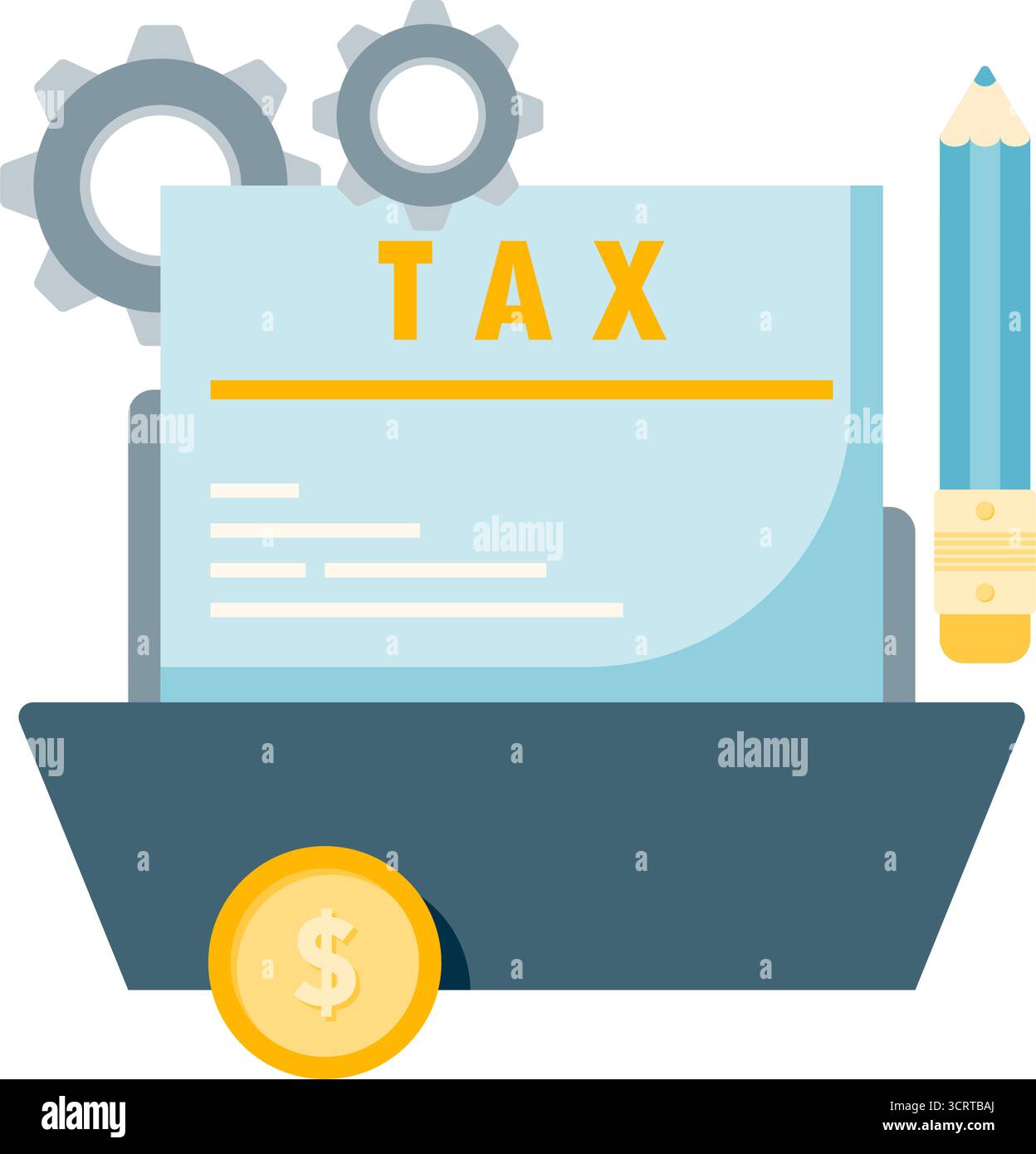 Financial report audit tax Stock Vector Images - Alamy