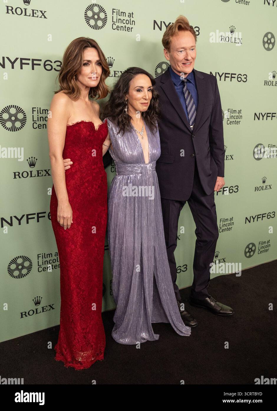 Rose Byrne, Mary Bronstein and Conan O'Brien attend screening of 'If I ...