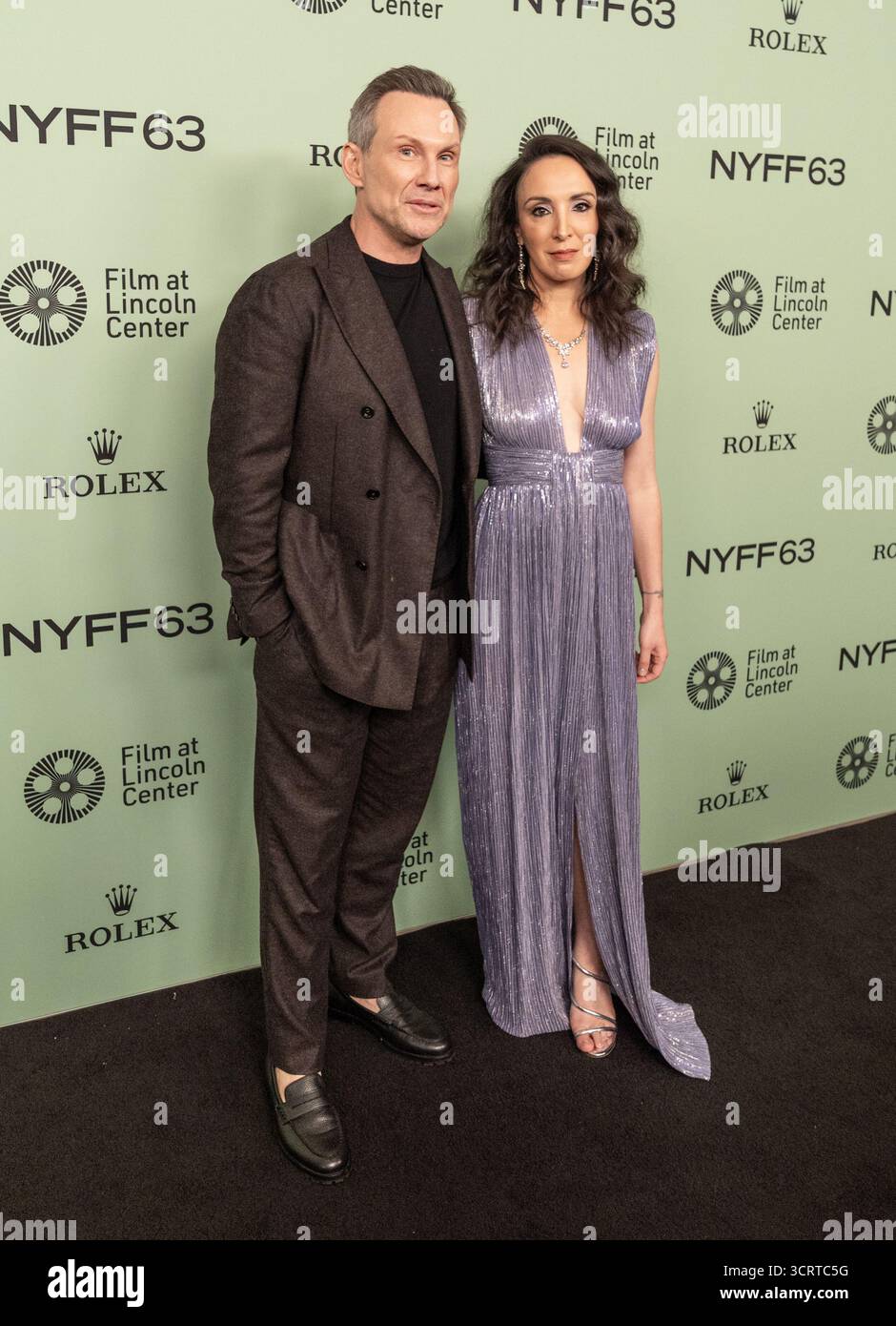 Christian Slater Mary Bronstein attend screening of 'If I Had Legs I'd ...