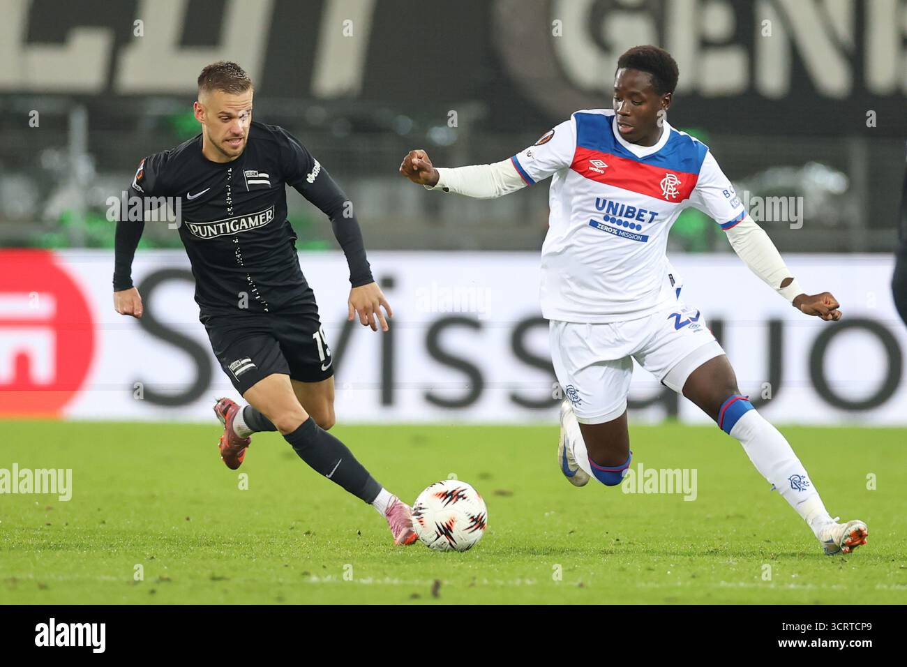 UEFA Europa League Spiel zwischen SK Sturm Graz und Rangers FC ...
