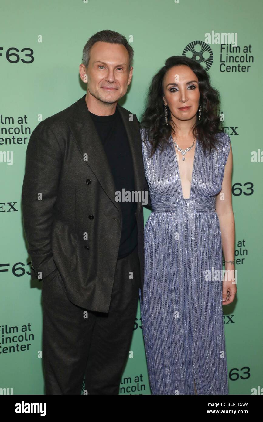 Actor Christian Slater, left, and director Mary Bronstein attend the ...