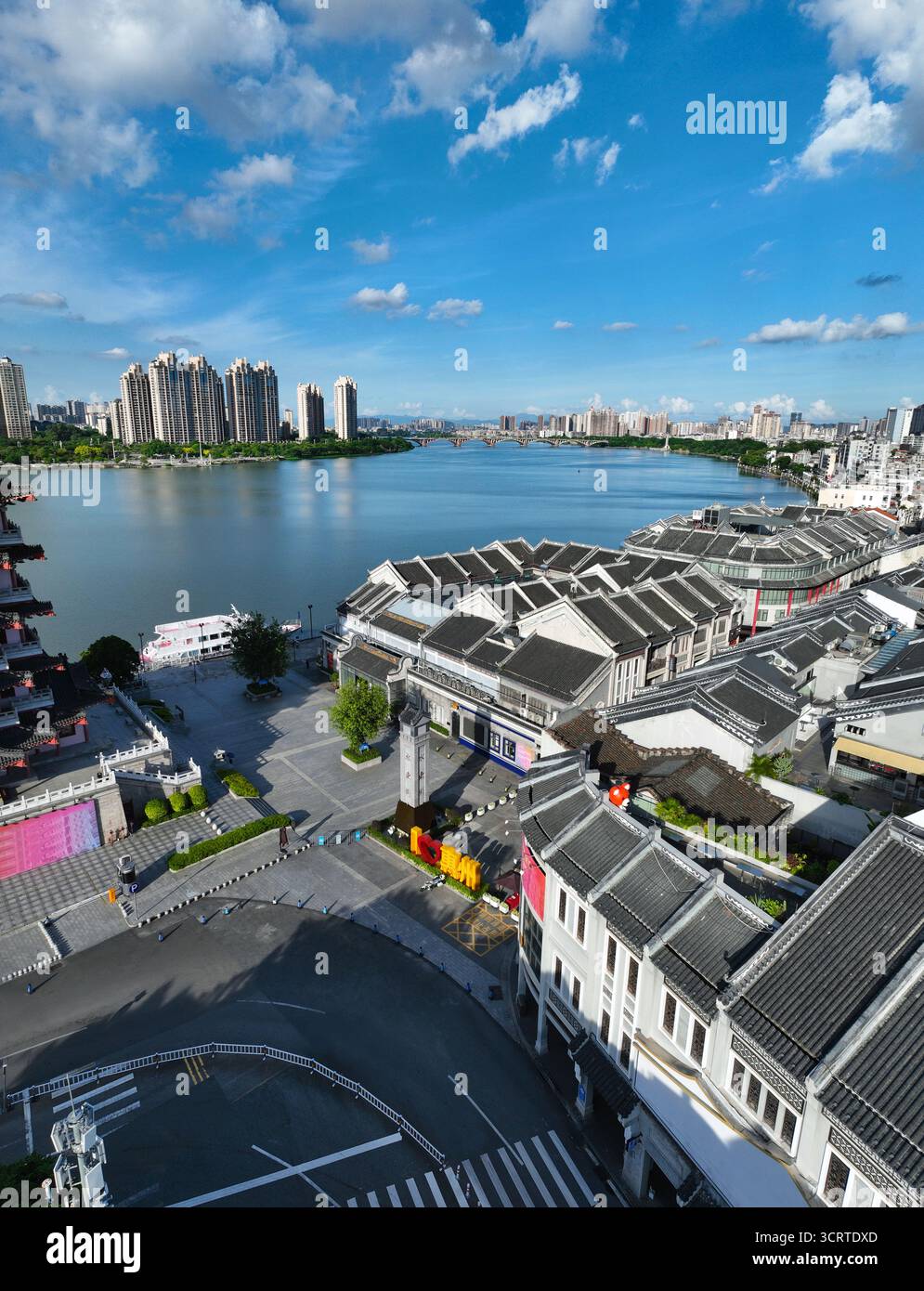 Aerial photography of Hejiang Building, Shuidong Street, Huicheng ...