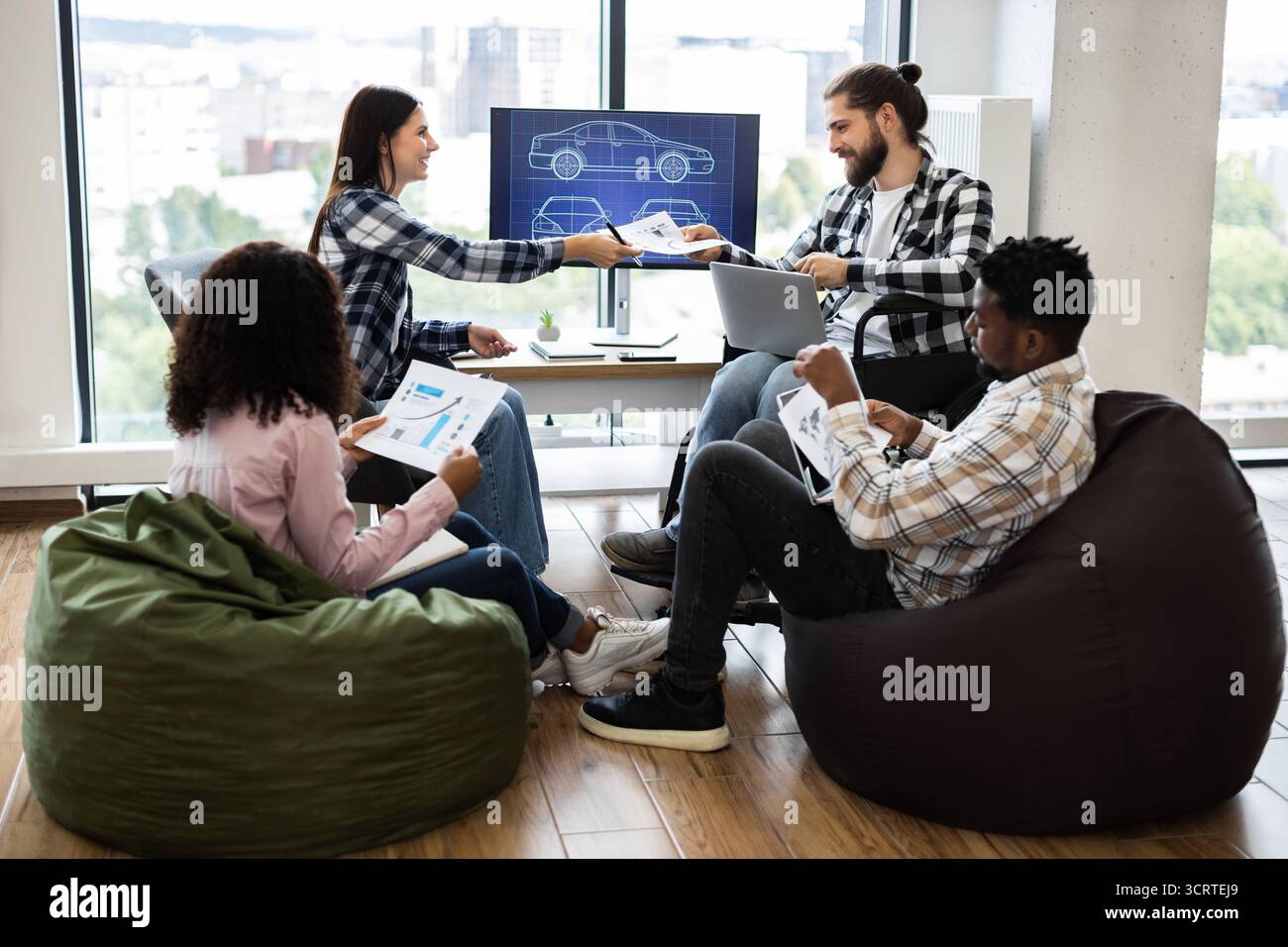 Automotive design team in meeting hi-res stock photography and images ...