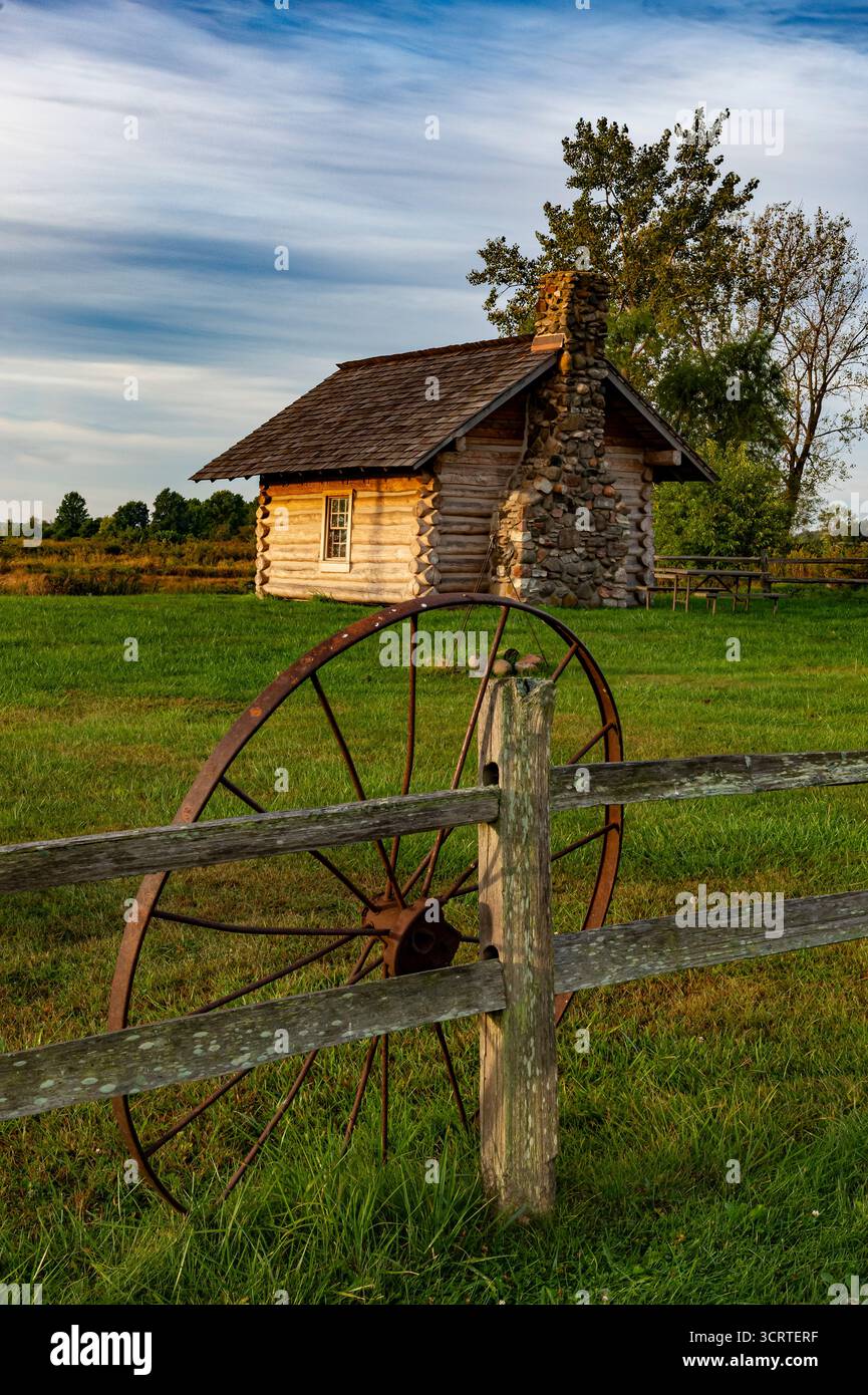 The Cragg Cabin, the current structure being a 2022 re-creation of the ...