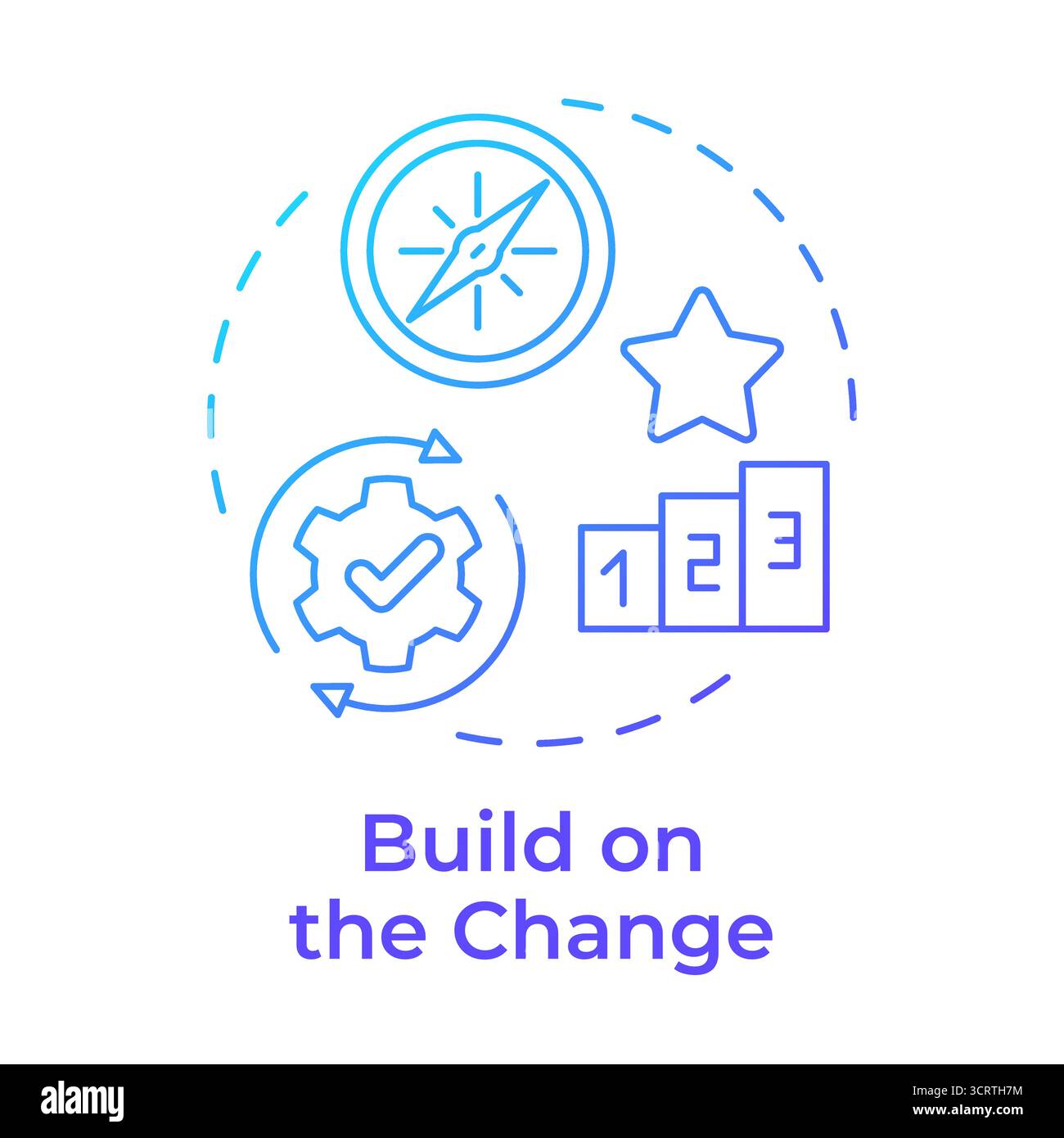 Blue build model design Stock Vector Images - Alamy