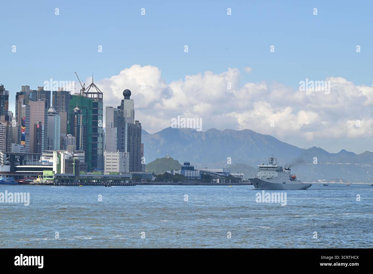 The Chinese PLA Navy Qi Jiguang, hull number 83, Type 680 training ship ...