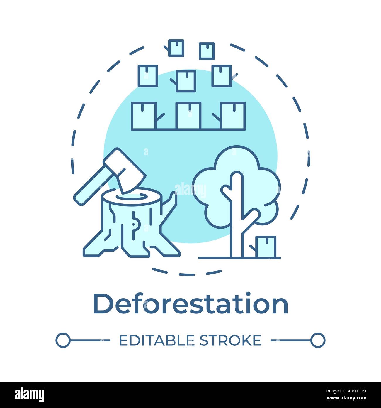 Deforestation management Cut Out Stock Images & Pictures - Alamy