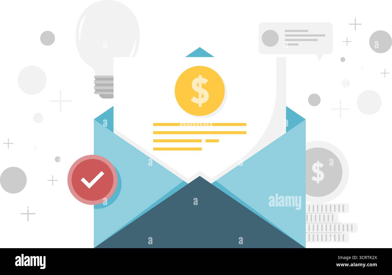 Social media email Stock Vector Images - Alamy