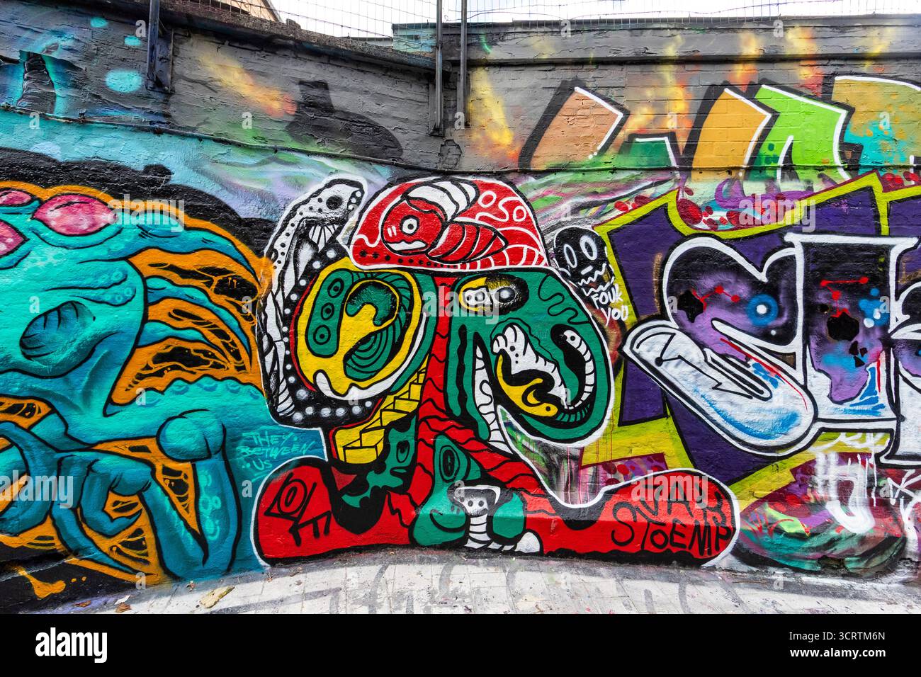 Werregarenstraatje, or "Graffiti Street" where street art is allowed ...