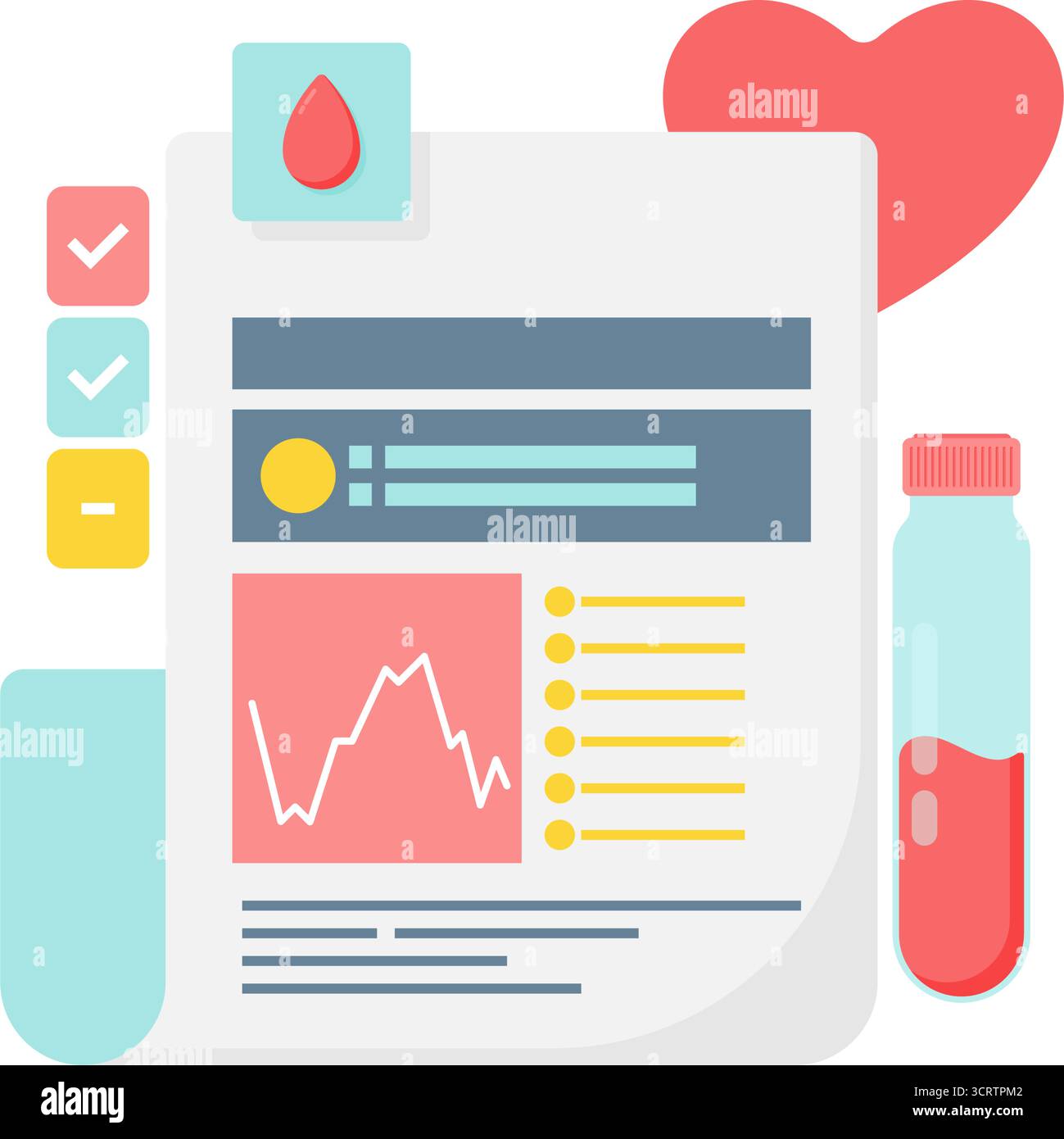 Checkup results Stock Vector Images - Alamy