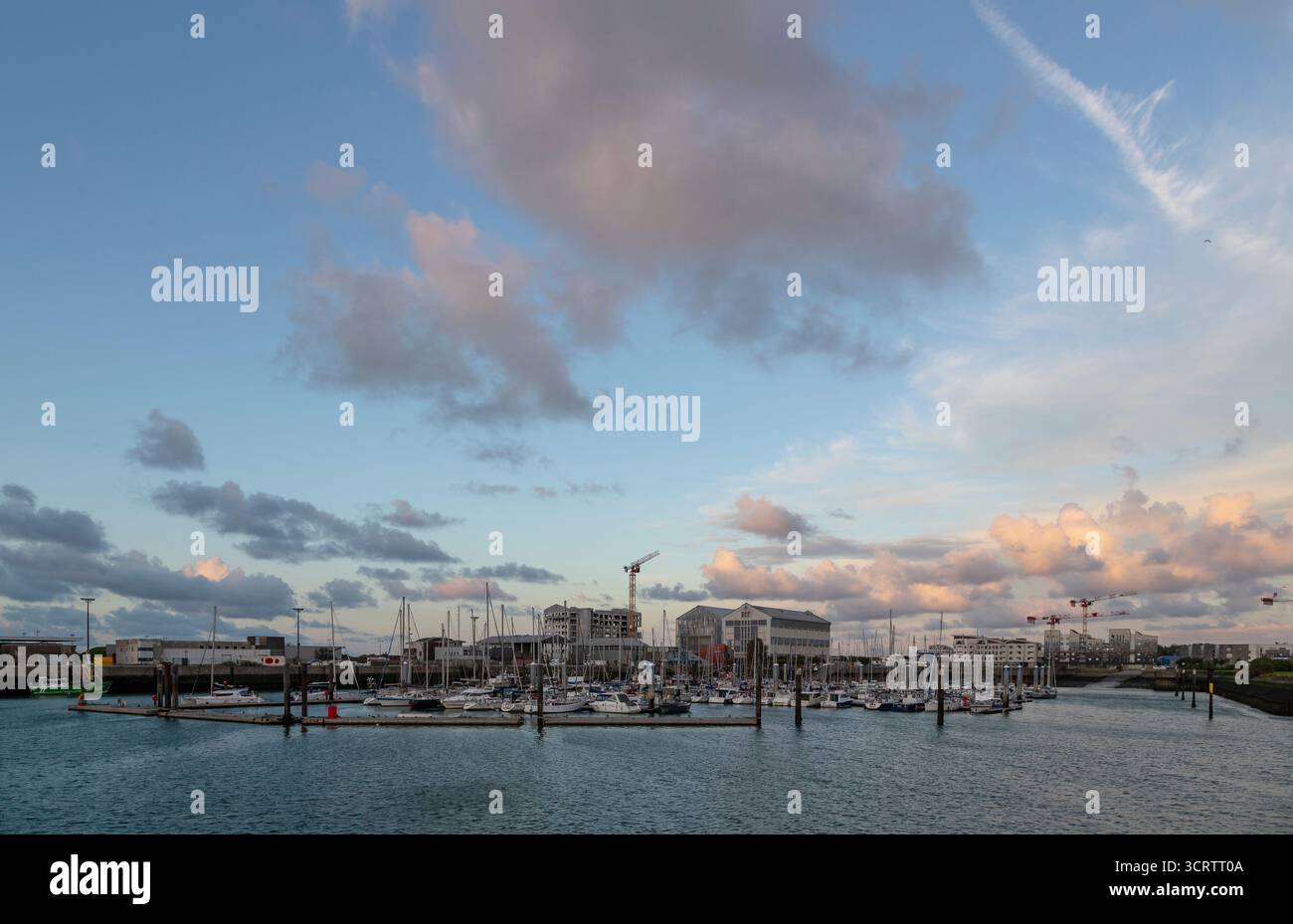 Port du Grand Large, marina and boatyard, Dunkirk, France Stock Photo ...