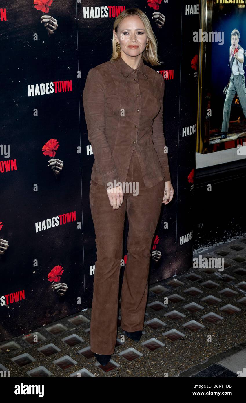 1 Oct 2025, London, England, UK - Kimberley Walsh attending Hadestown ...