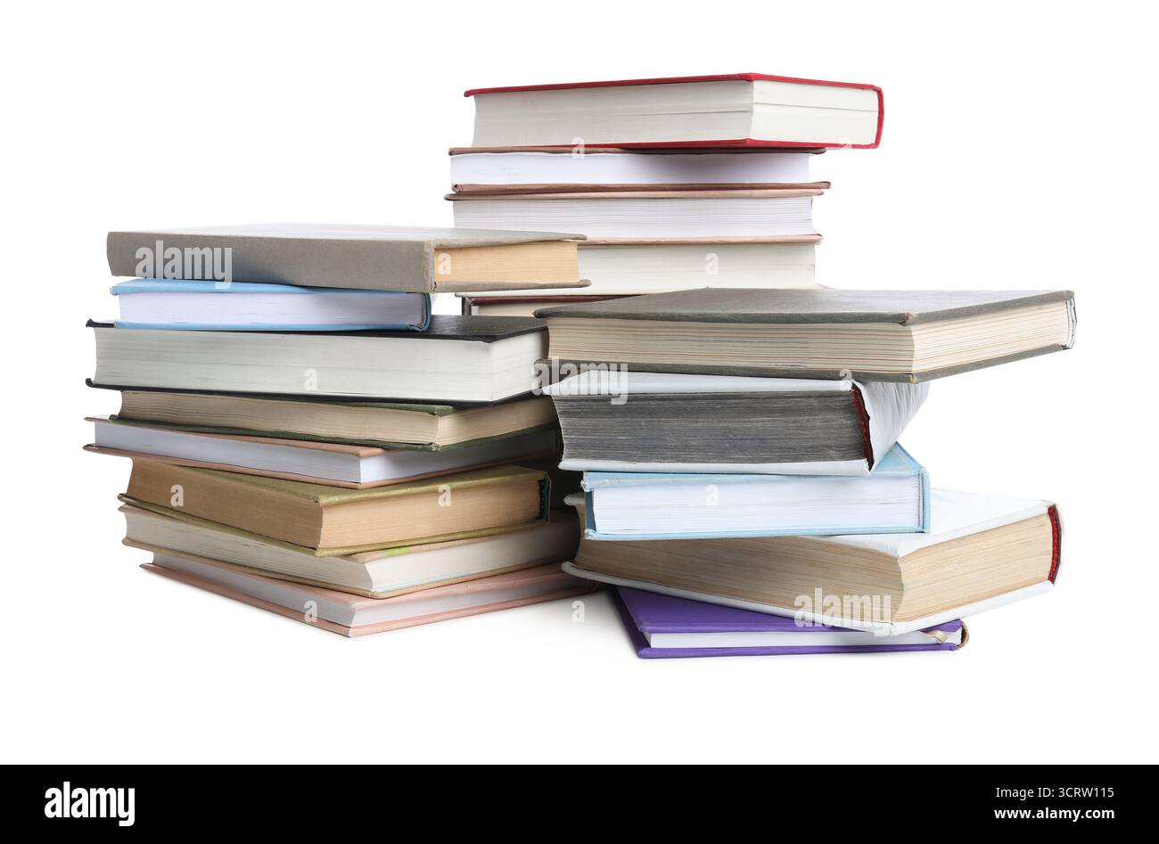 Vintage books stacks school Cut Out Stock Images & Pictures - Alamy