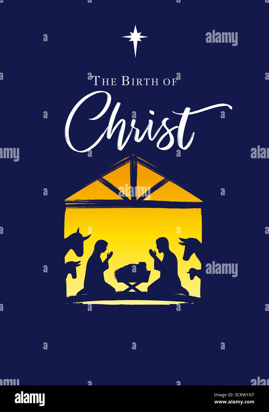 Joseph christ child holy Stock Vector Images - Alamy