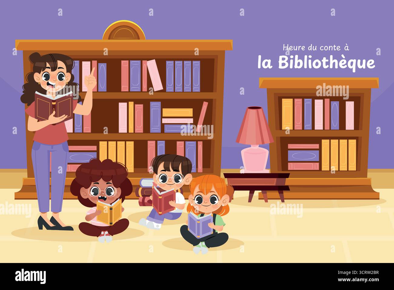 Storytime vector vectors hi-res stock photography and images - Alamy