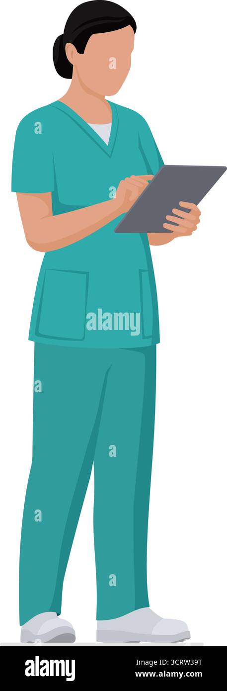 Medical care concept portrait Stock Vector Images - Alamy