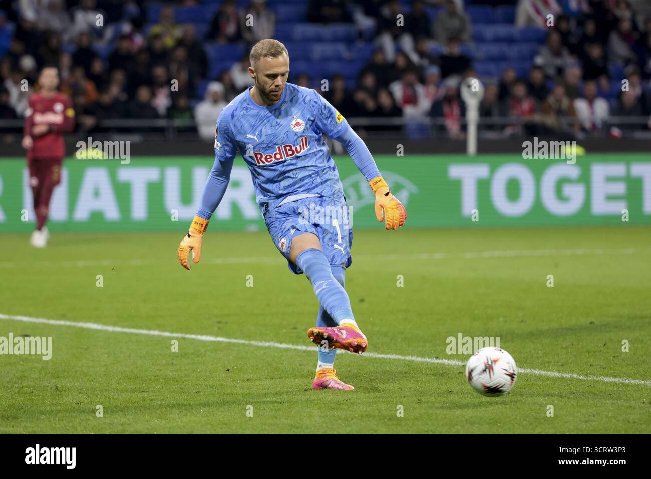 Goalkeeper of RB Salzburg Alexander Schlager during the UEFA Europa ...