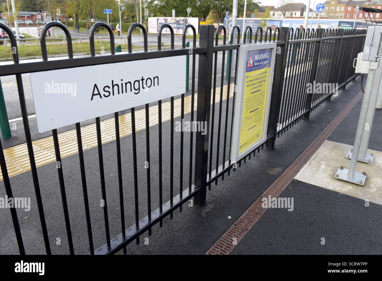 Ashington Station on the Northumberland Line, Closed 1964, reopened Dec ...
