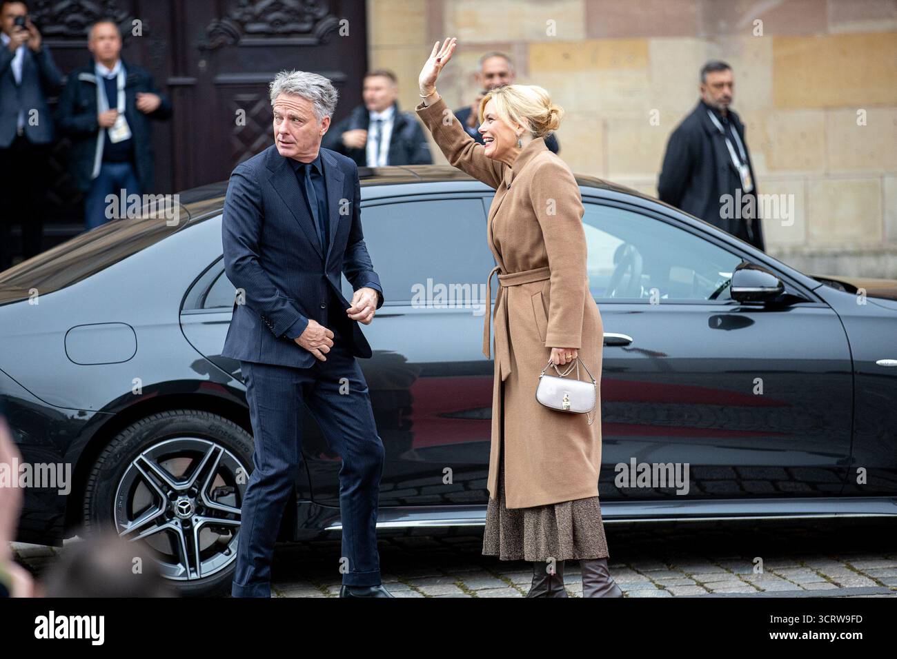 03 October 2025, Saarland, Saarbrücken: Bundestag President Julia ...