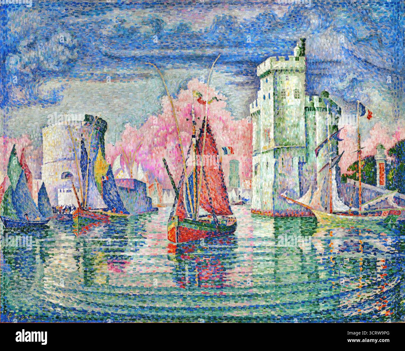 Maritime port entrance Stock Vector Images - Alamy