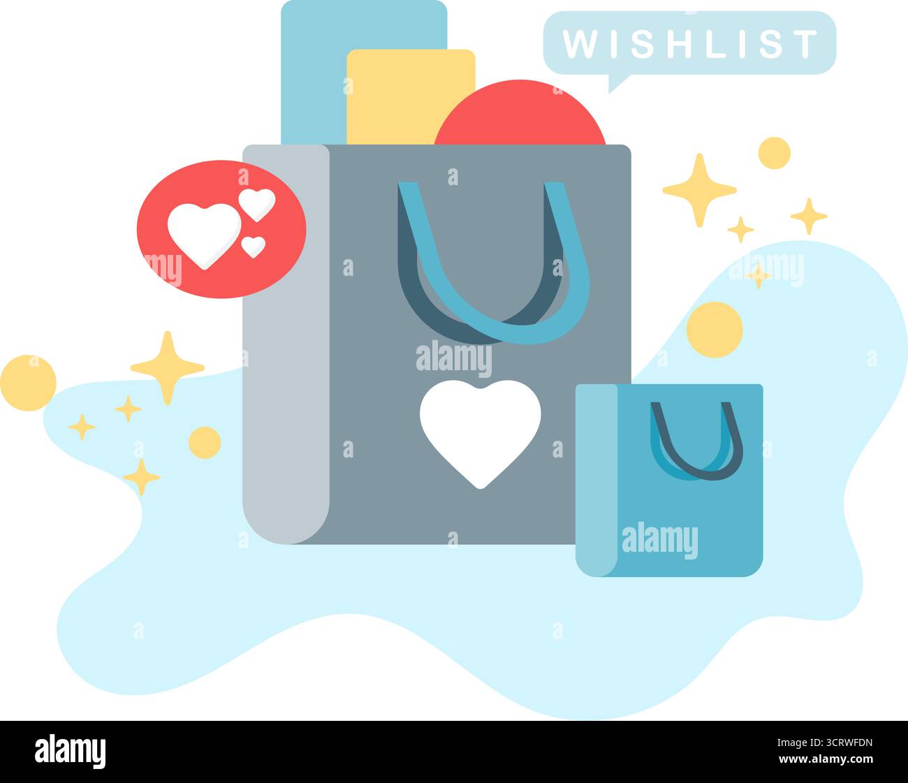 Shopping bag favorite love hi-res stock photography and images - Alamy