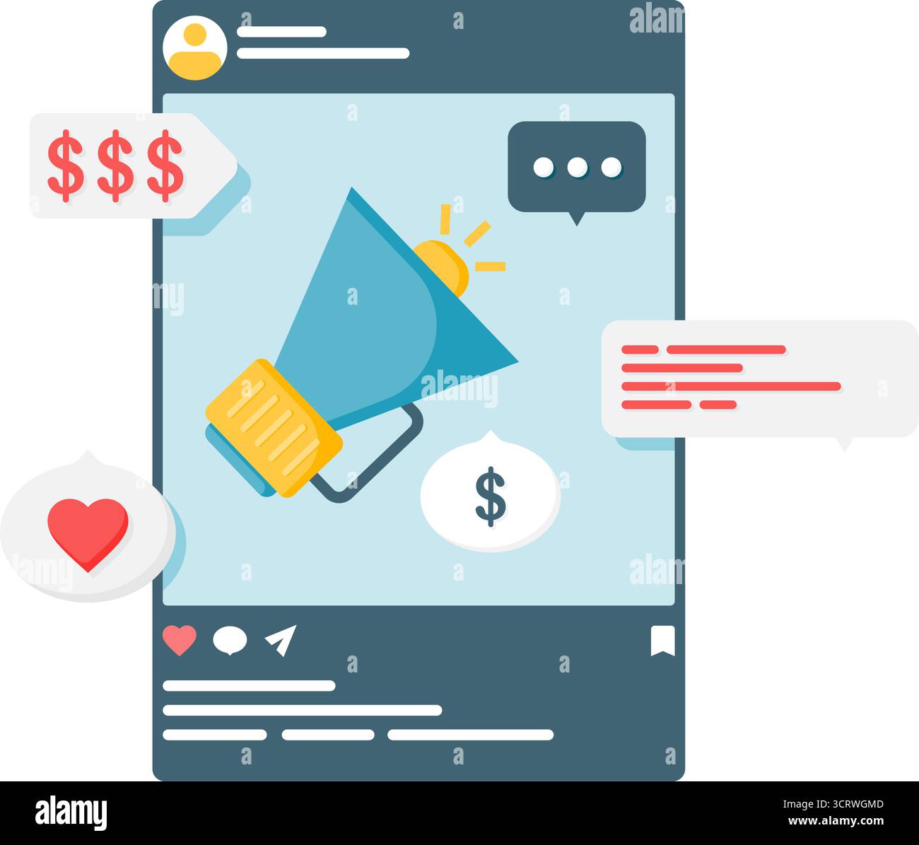 Digital online marketing Stock Vector Images - Alamy