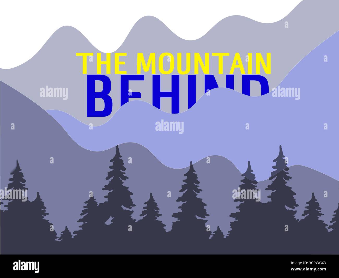mountain, nature, tree, vector, mountain with text, mountain and tree ...
