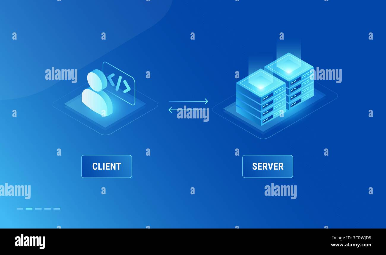 It architecture diagram server Stock Vector Images - Alamy