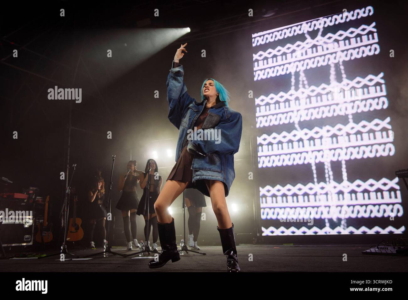 Rose Villain – real name Rosa Luini - performs on stage of Atlantico ...