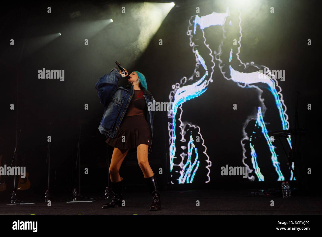 Rose Villain – real name Rosa Luini - performs on stage of Atlantico ...