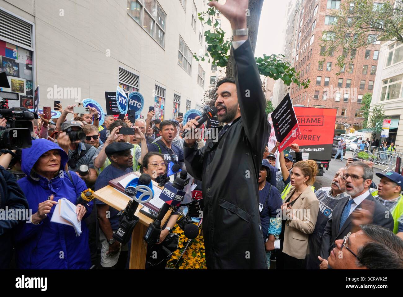 FILE New York mayoral candidate Zohran Mamdani speaks at a rally with ...