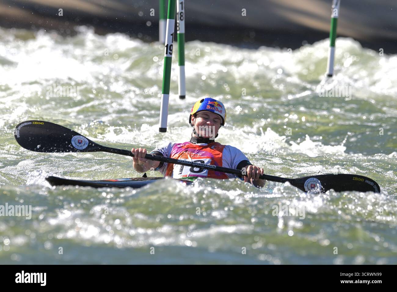 Zuzana Pankova of Slovakia compete in the Women's Kayak Final during ...