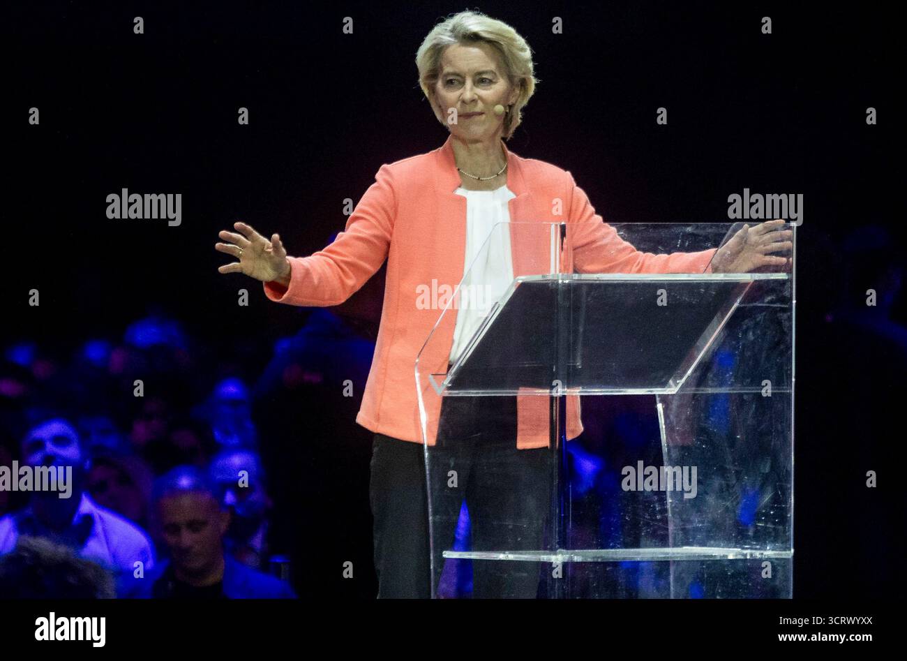 European Parliament President Ursula Von Der Leyen attends the 2025 ...