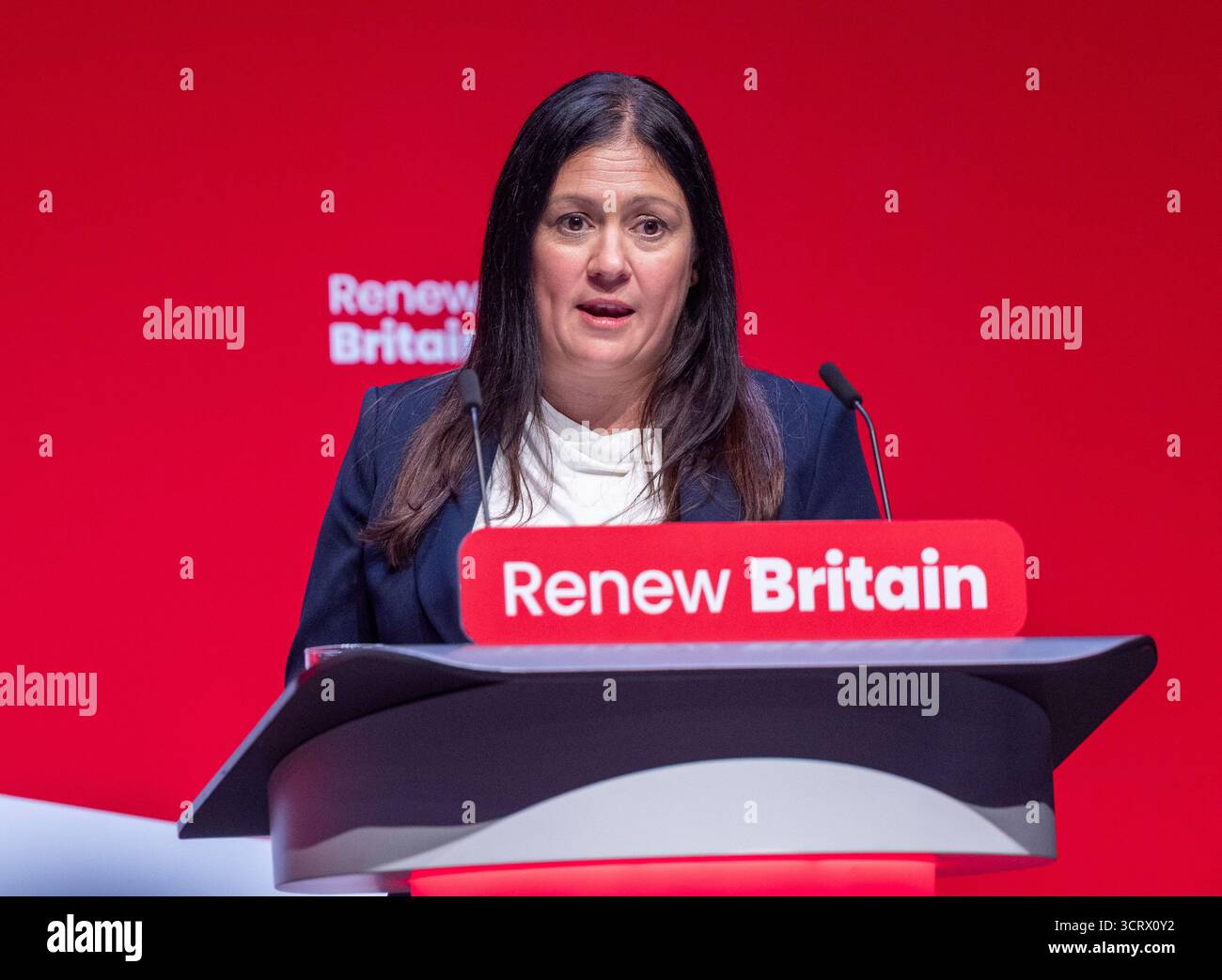 Lisa nandy speech at the labour partry conference hi-res stock ...