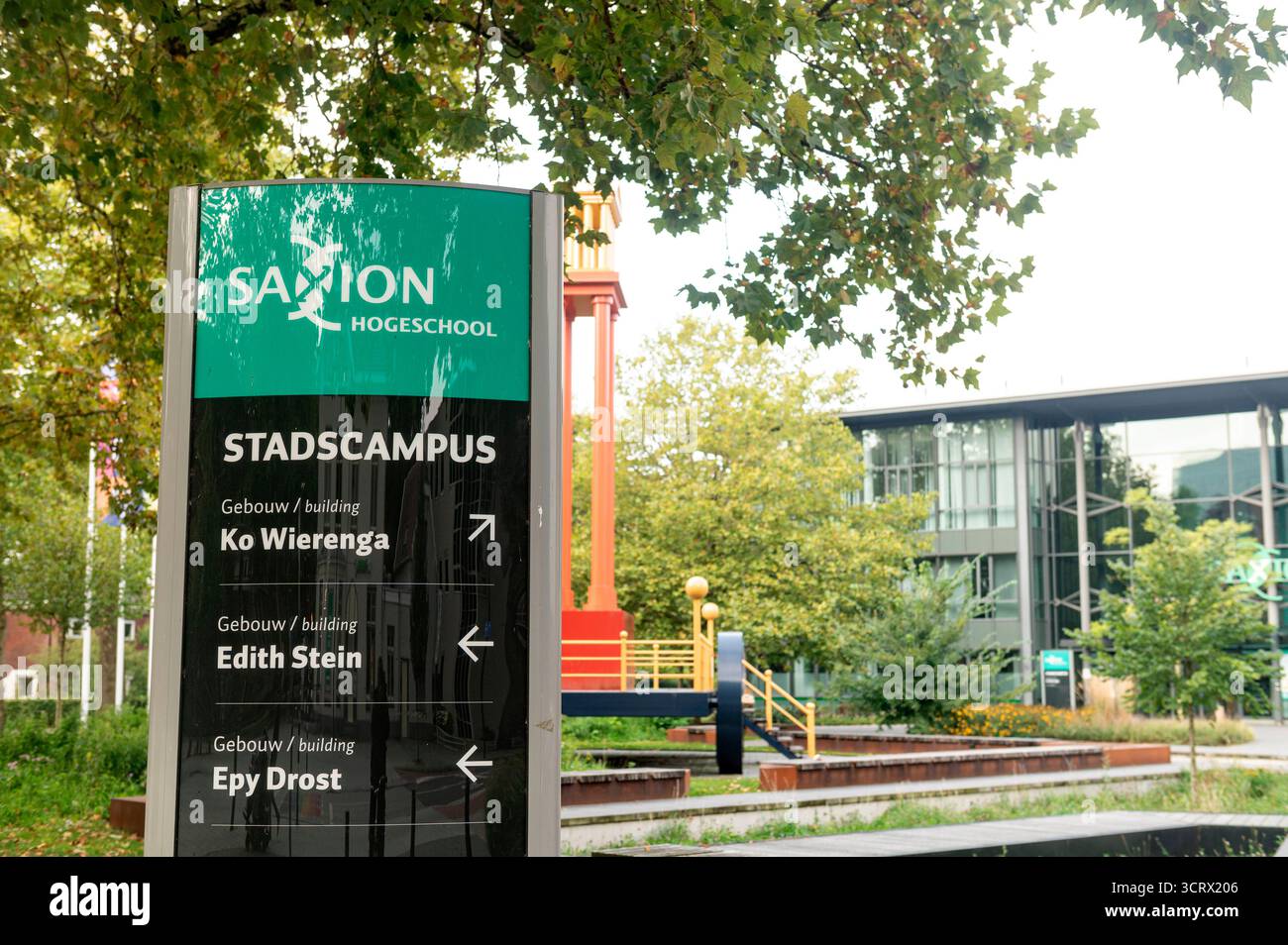 Enschede Overijssel The Netherlands September 2025 Saxion Hogeschool Stadscampus. education ...