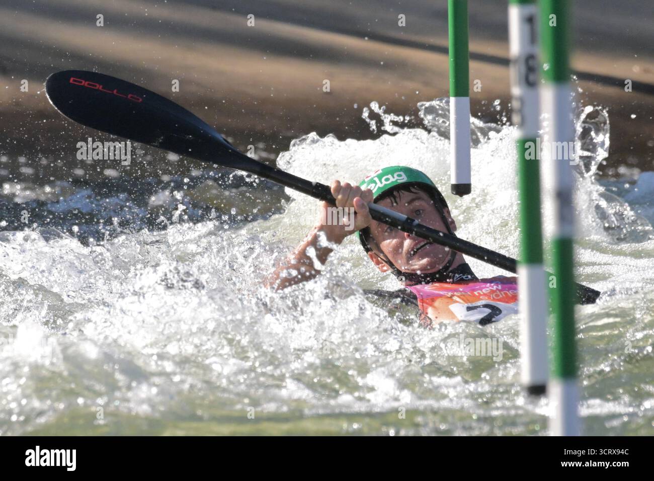 Mario Leitner of Austria compete in the Men's Kayak Final during the ...