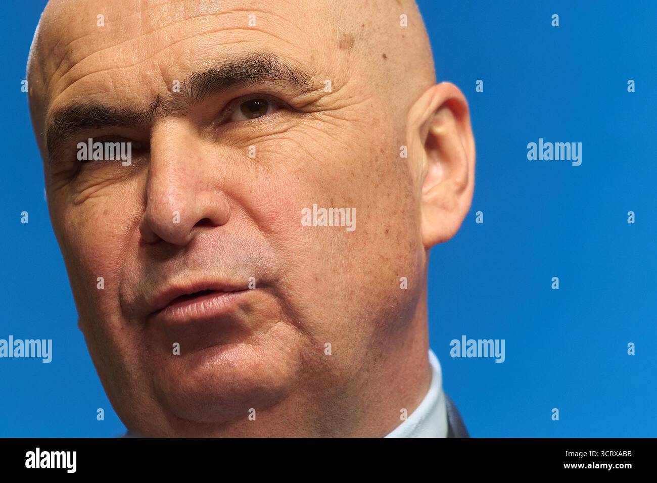 Bucharest, Romania. 3rd Oct, 2025: Ilie Bolojan, Prime Minister of ...