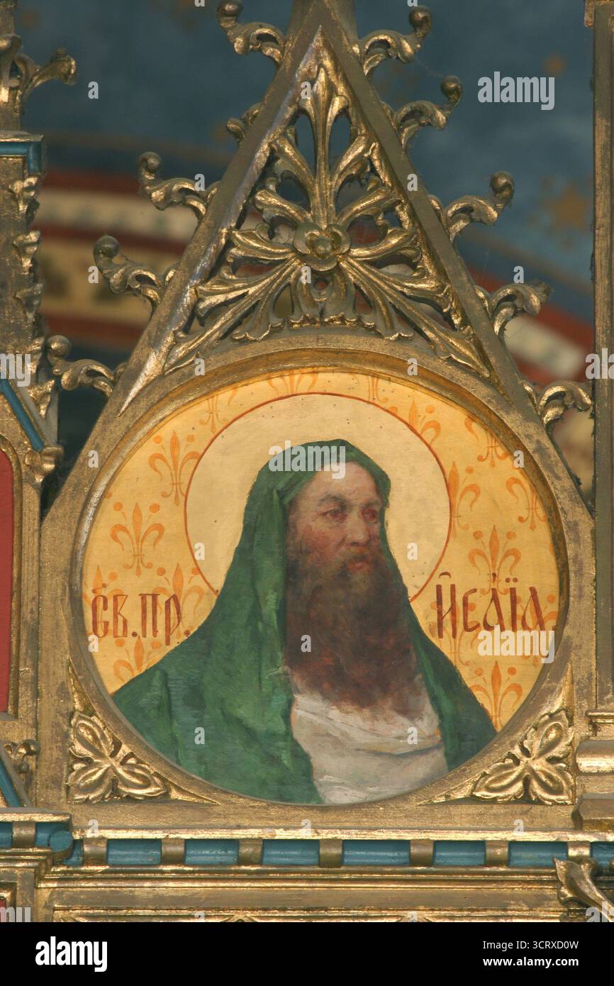 Prophet Isaiah, iconostasis in the Greek Catholic Cathedral of the Holy ...