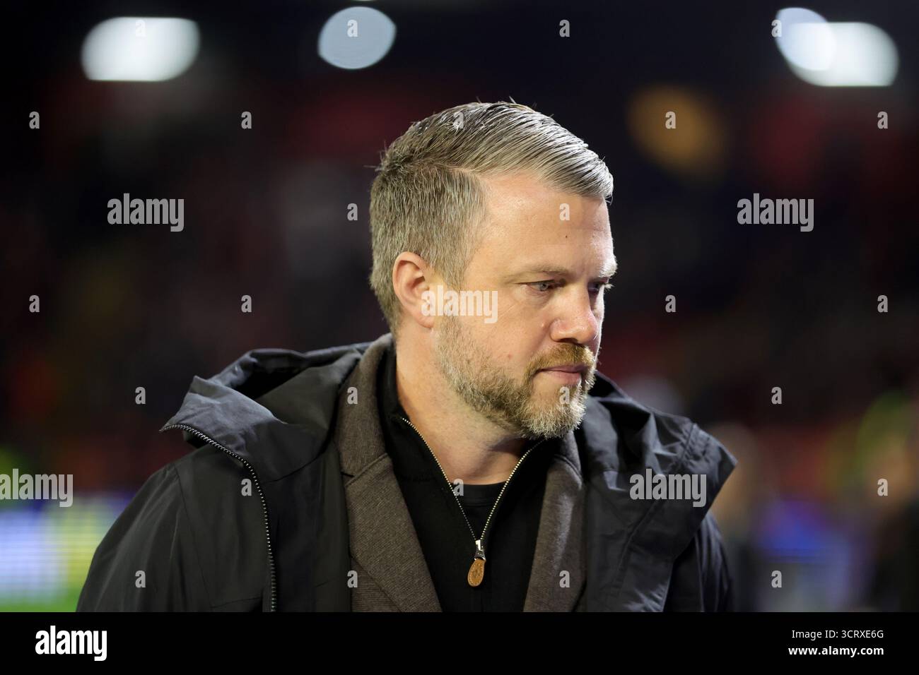 Aberdeen manager Jimmy Thelin during the UEFA Conference League match ...