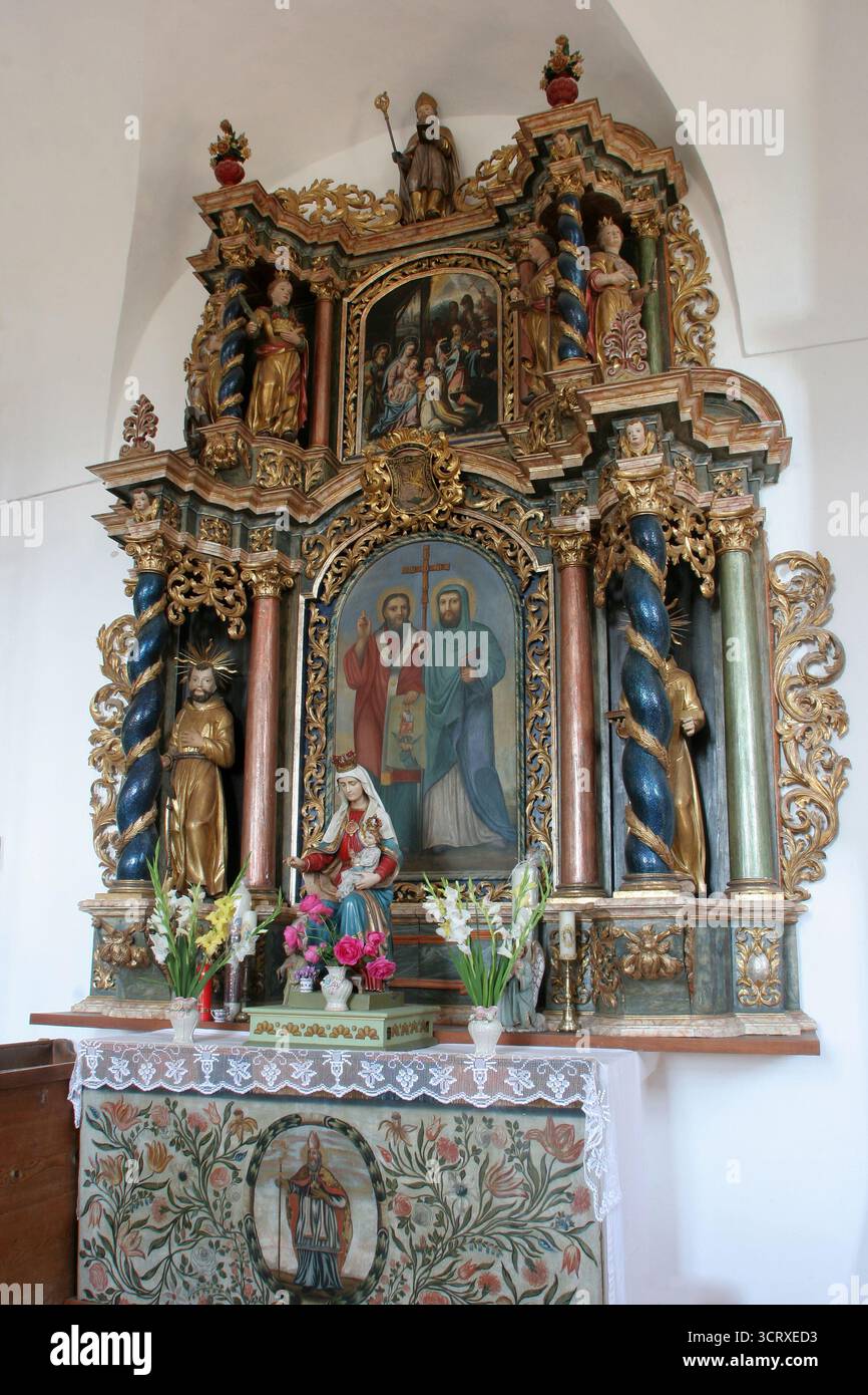 Altar Saints Cyril and Methodius in Church of Birth of Virgin Mary in ...