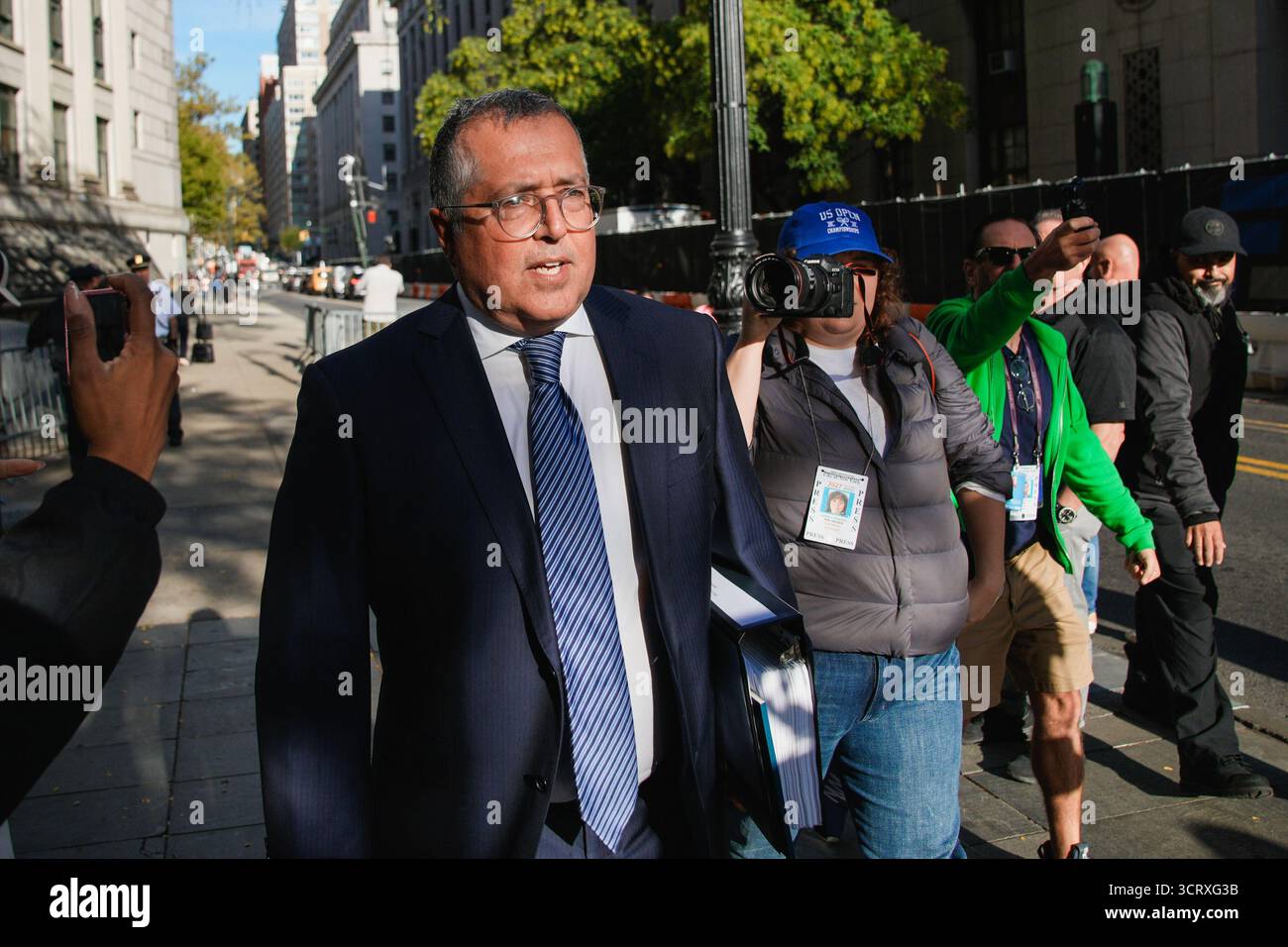 Attorney for Diddy Marc Agnifilo arrives to the Manhattan federal court ...