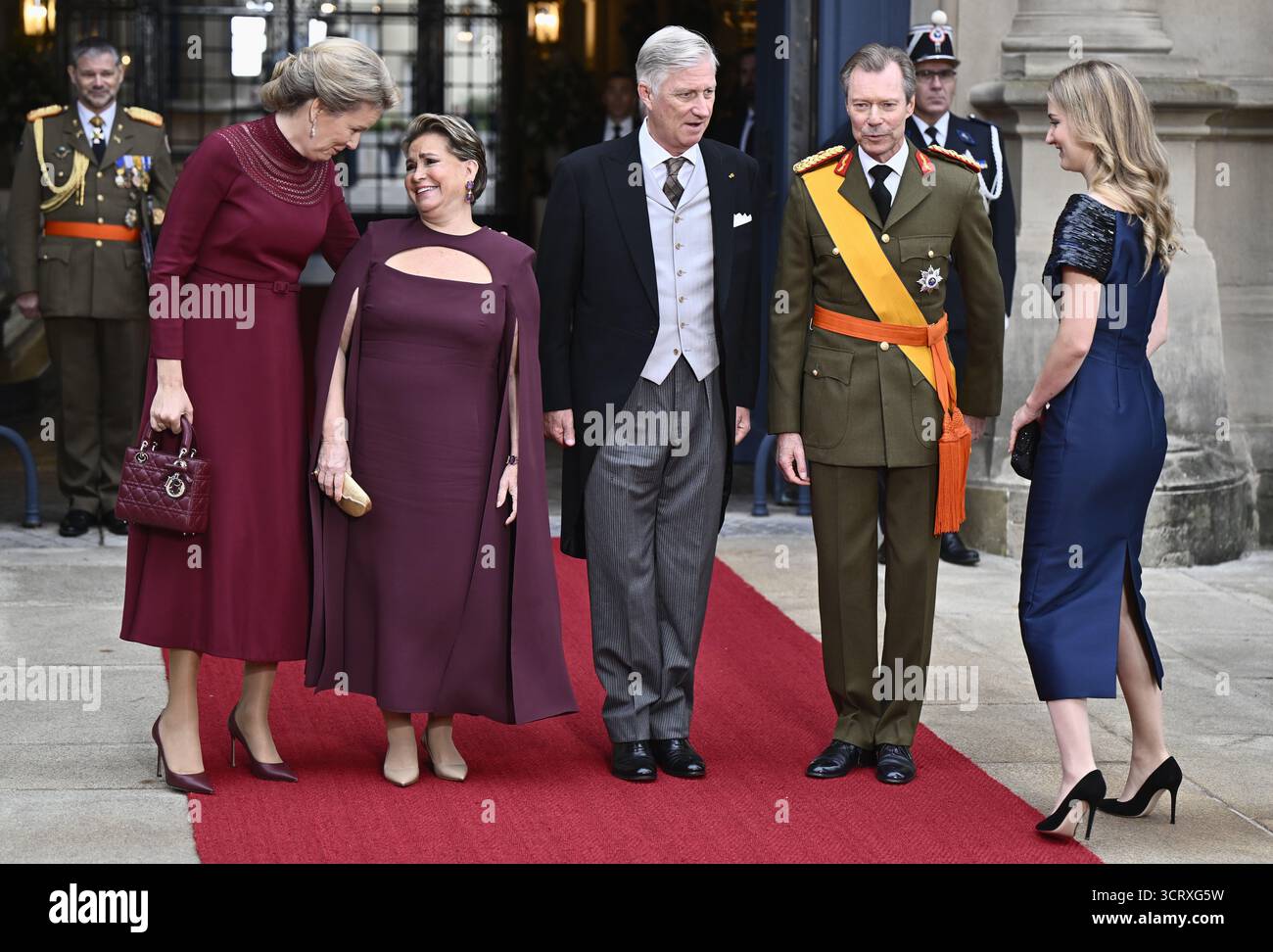 Luxembourg City, Luxembourg. 03rd Oct, 2025. Queen Mathilde of Belgium ...