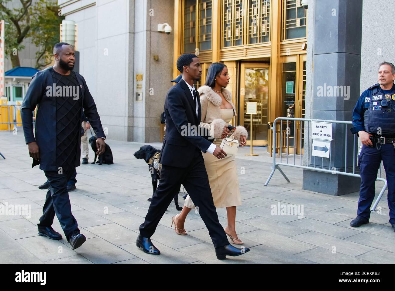 Christian Combs, Sean "Diddy" Combs' son, arrives to the Manhattan ...